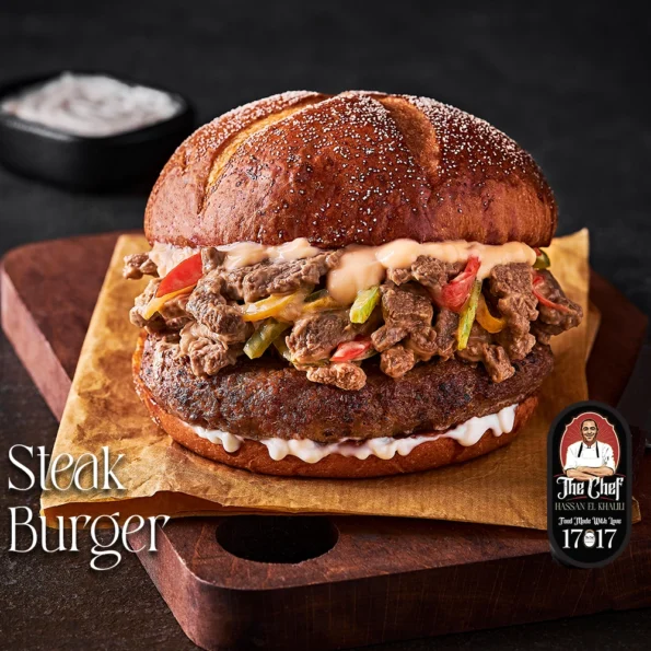 Steak Burger 280g – The Chef Hassan ElKhalili