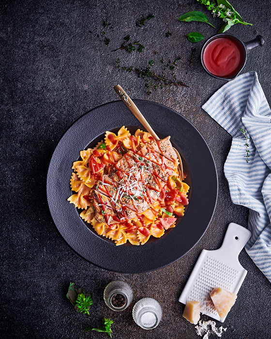 Chicken Buffalo Pasta – The Chef Hassan ElKhalili